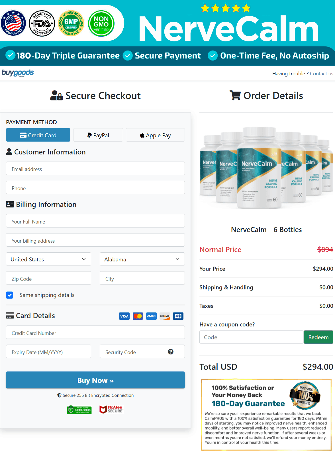 Nerve Calm® | Official Website | #1 Nerve Relief Formula